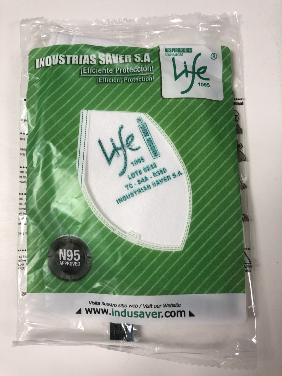 N95 MASK LIFE 1095 (20 PACK) ($8.25/mask) – PPE SUPPLY HOUSE