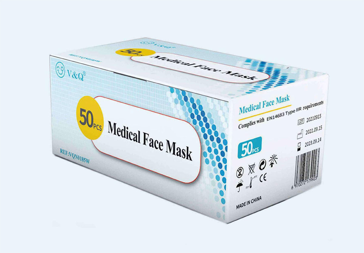 Level 3 Earloop Surgical Procedure Face Mask (COLOR: BLUE) – PPE SUPPLY ...